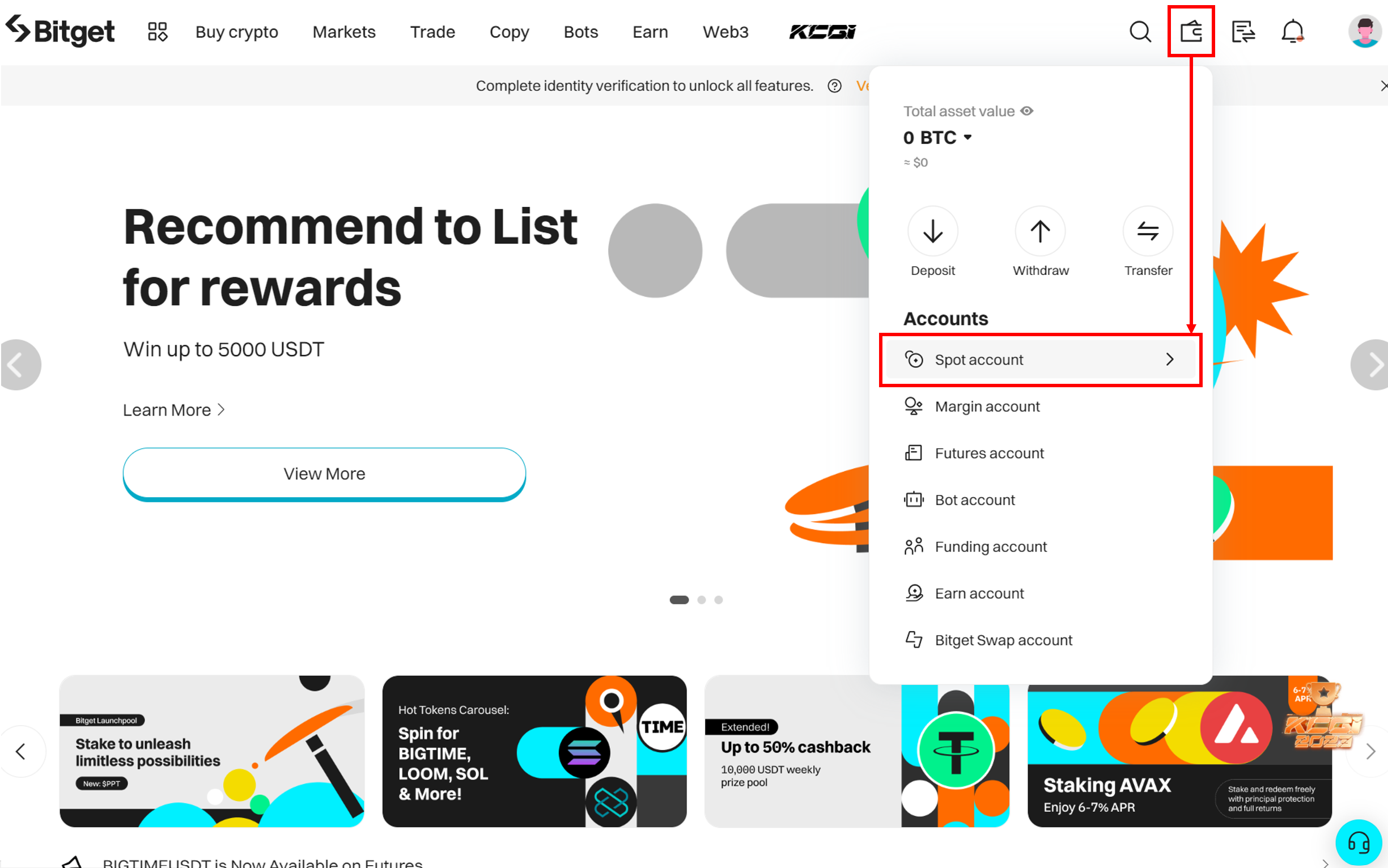 How to get trade history from Bitget – Cryptact Help Center