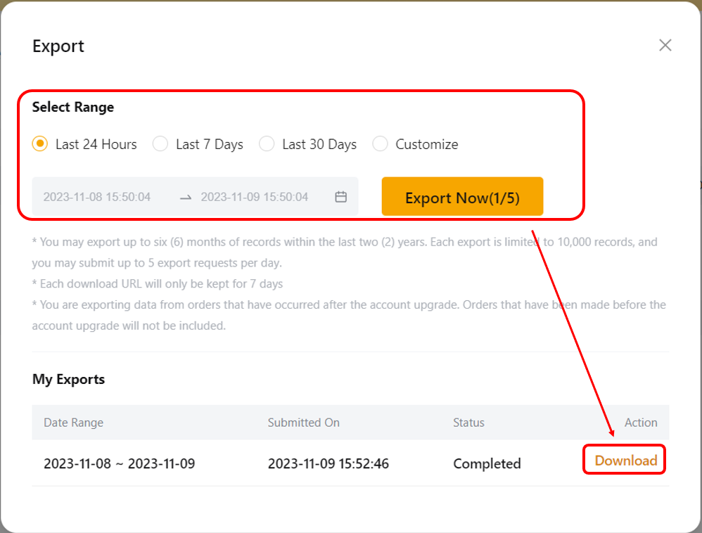 How to get trade history from Bybit – Cryptact Help Center