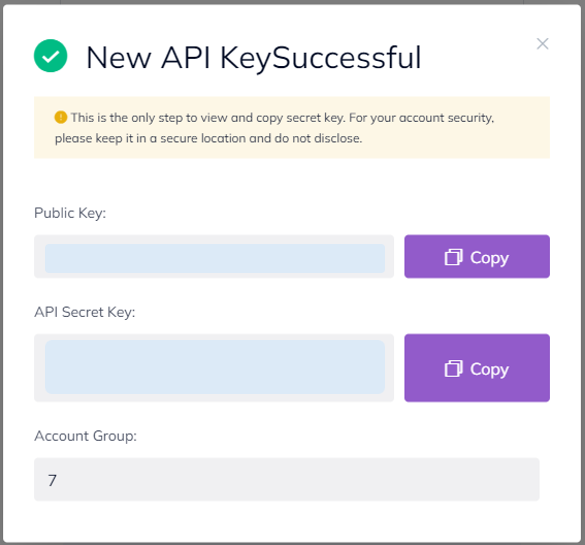 How to get an API key for AscendEX – Cryptact Help Center