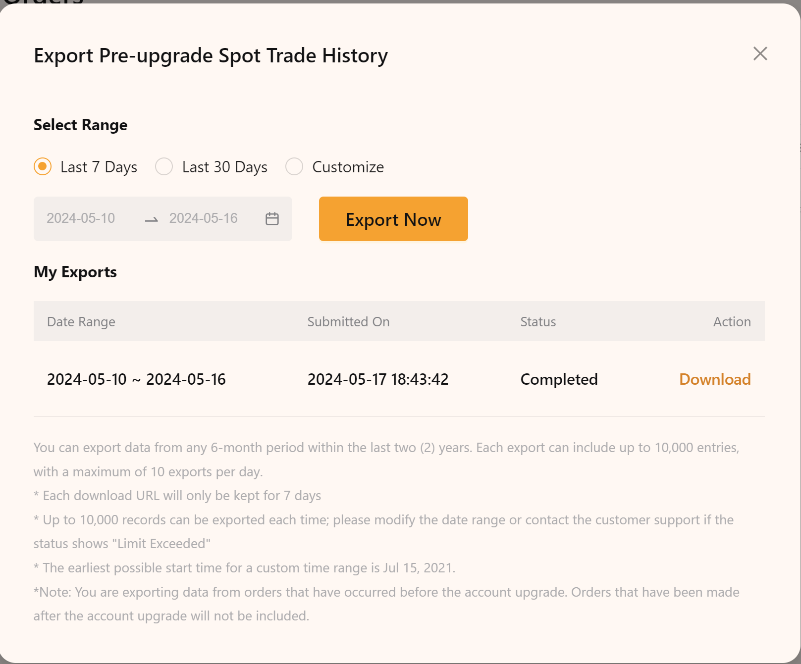 How to get trade history from Bybit – Cryptact Help Center