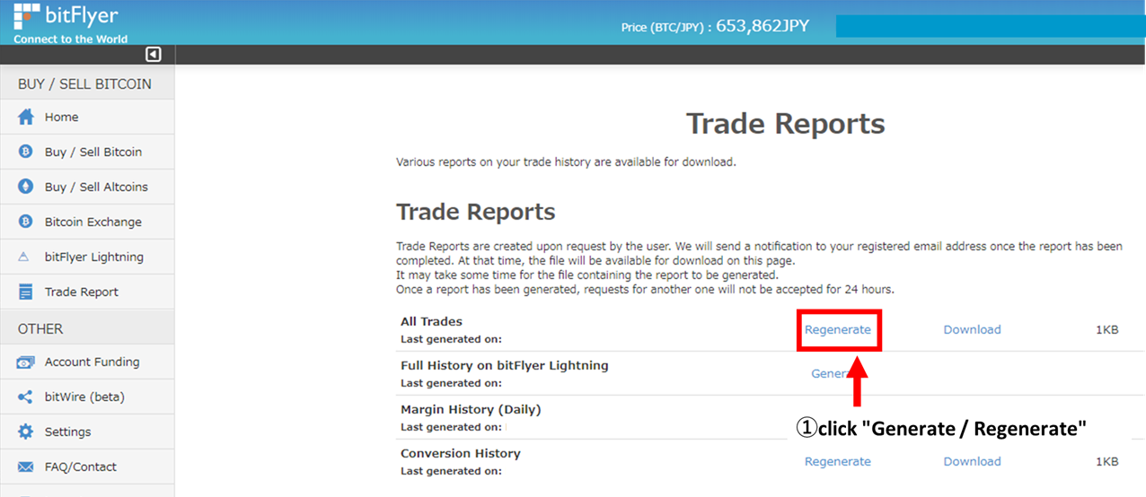 How to get trade history from bitFlyer – Help page