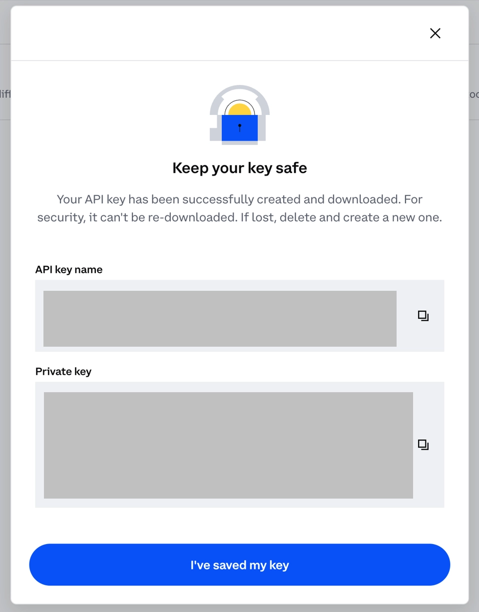 How to get an API key for Coinbase – Cryptact Help Center