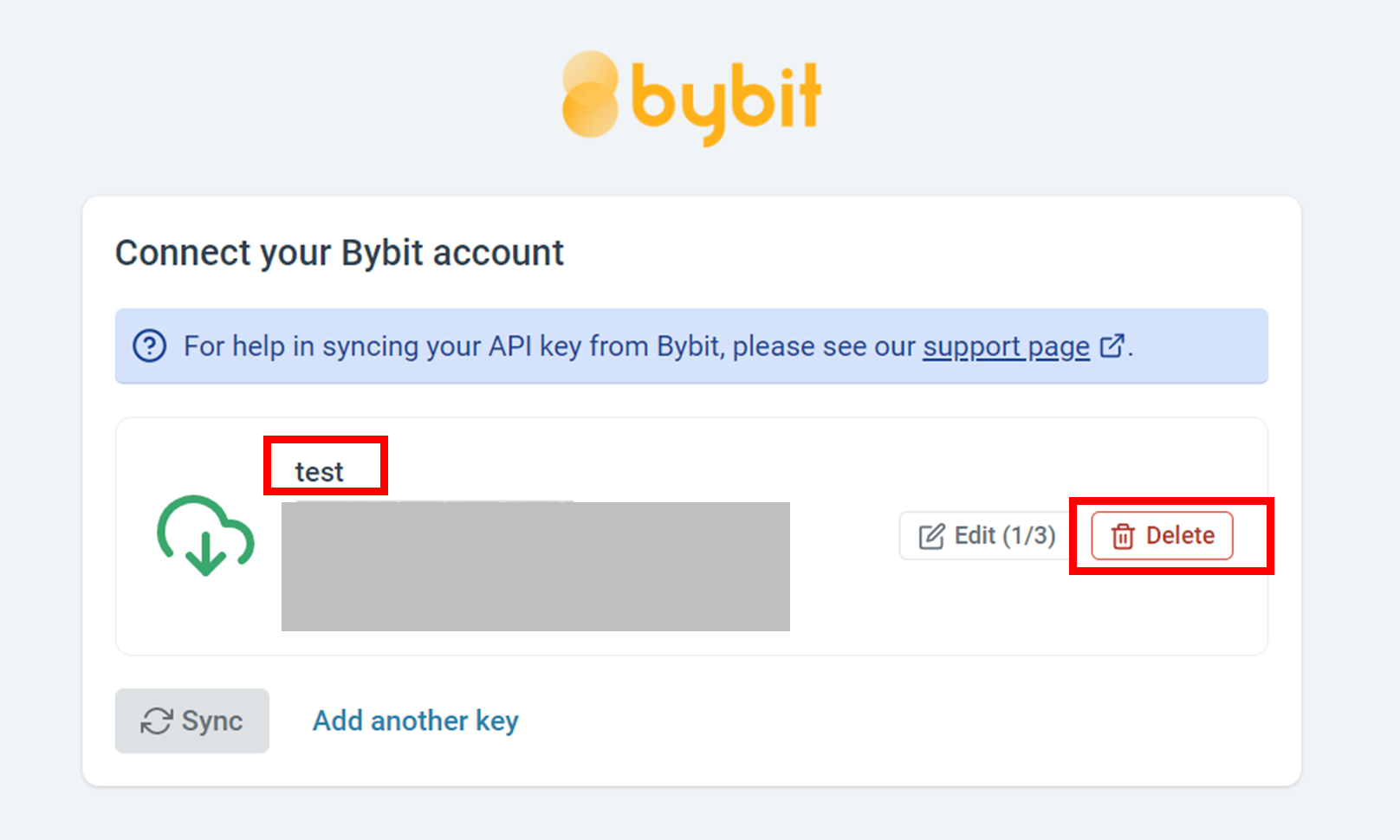 How to get an API key for Bybit – Cryptact Help Center